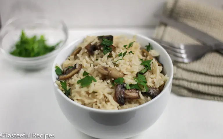 One-Pot Mushroom Rice Recipe - Tasteeful Recipes