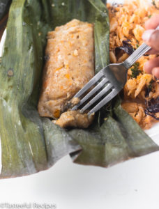 Kittitian Style Conkies in Banana Leaf - Tasteeful Recipes