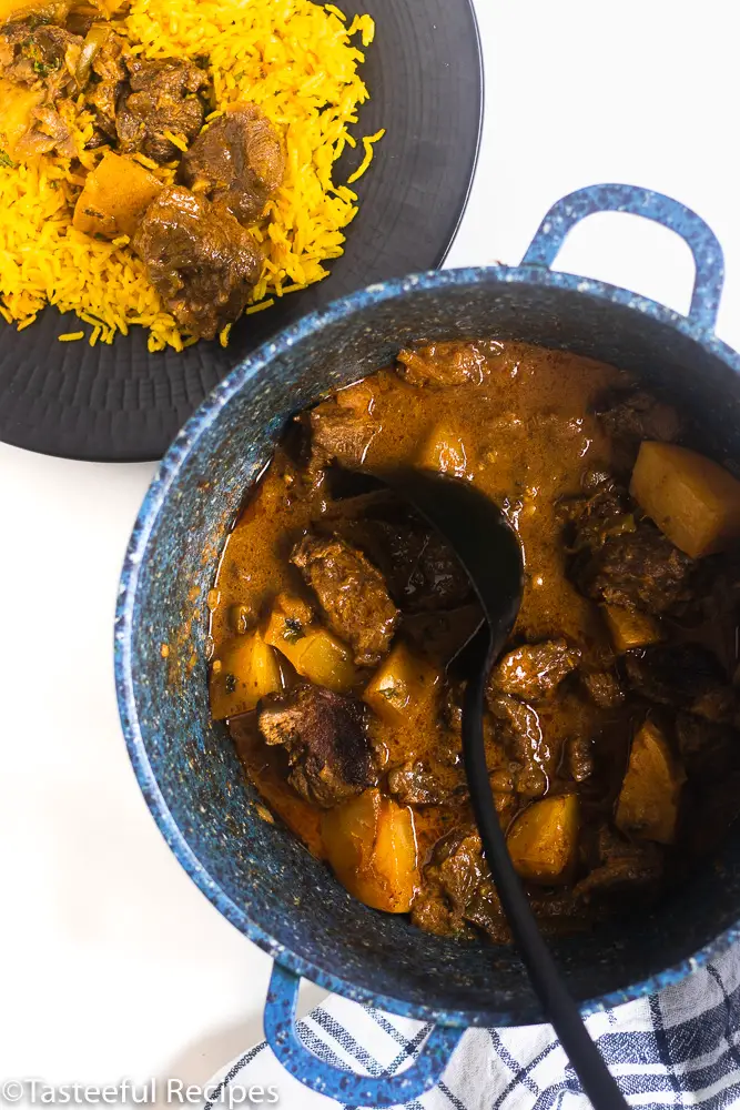 Caribbean Curry Beef with Coconut Milk - Tasteeful Recipes
