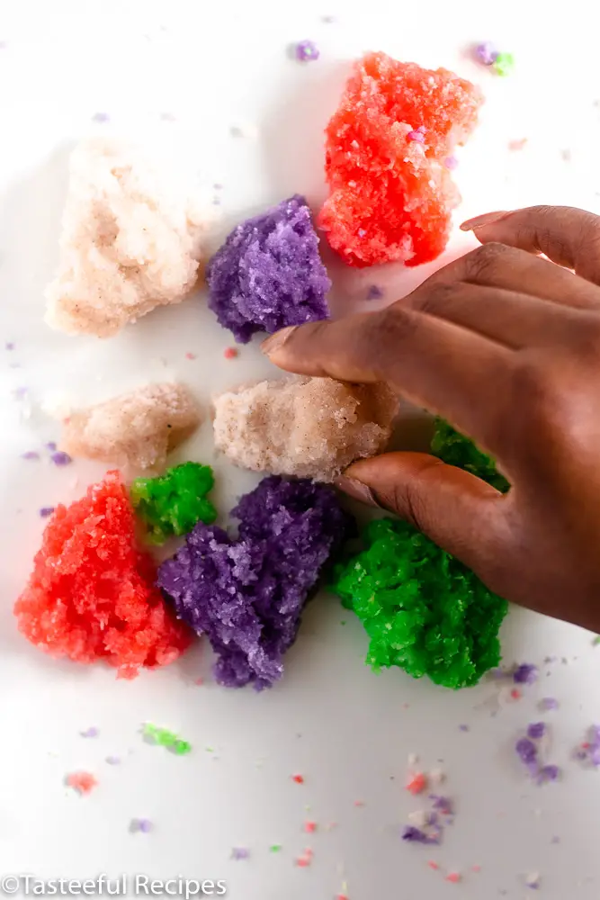 Colorful Caribbean Style Sugar Cake - Tasteeful Recipes